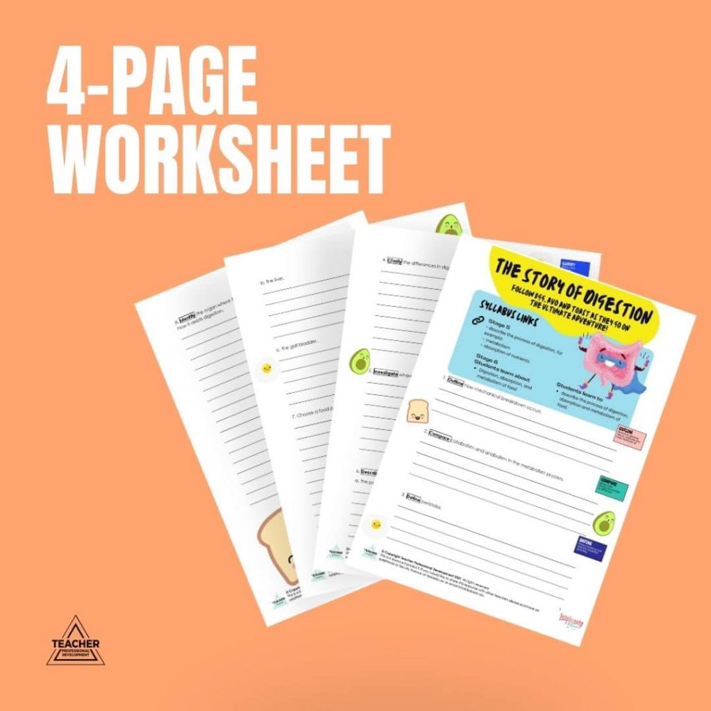 The Story of Digestion - Activity and Recipe - Teaching Resources