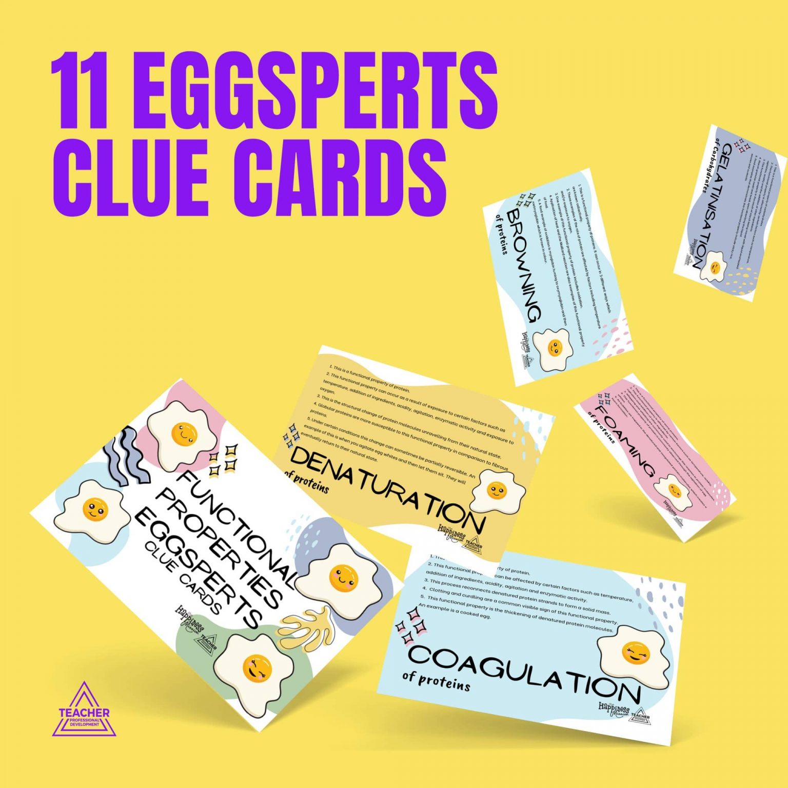 Functional Properties of Food Eggsperts Bundle - Teaching Resources