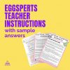 Functional Properties of Food Eggsperts Bundle - Teaching Resources