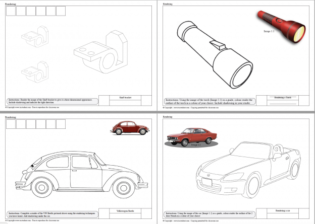 Technical Drawing and Graphics - Set 2 "Rendering" - Teacher ...