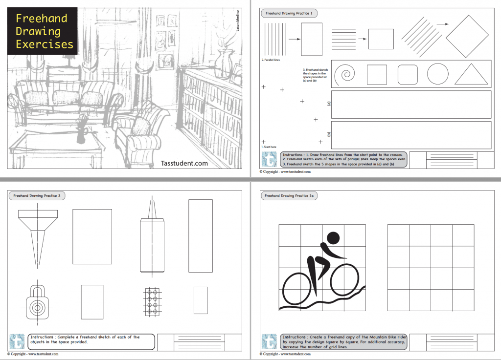 Technical Drawing and Graphics - Set 3 "Freehand Drawing" - Teacher ...