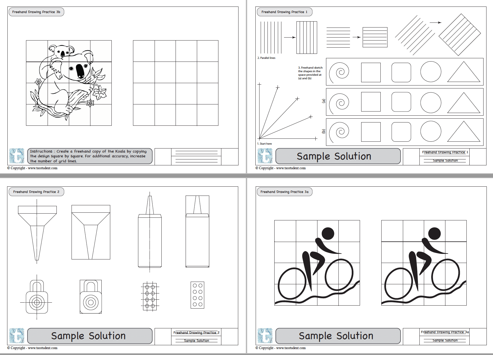 Technical Drawing and Graphics - Set 3 "Freehand Drawing" - Teacher ...