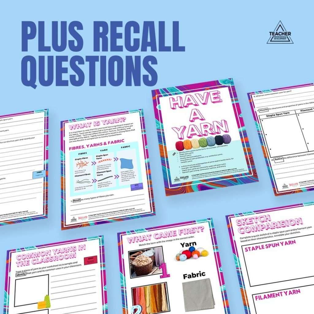 Have a Yarn Textiles Group Activity - Teacher Professional Development