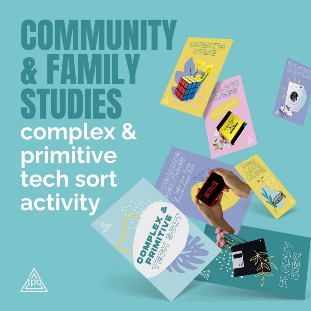 CAFS Complex & Primitive Tech Sort Activity - Teacher Professional ...