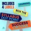 Visible Learning Board Labels - Teacher Professional Development