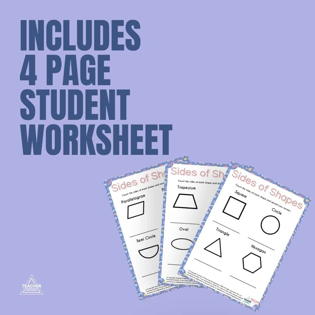 Sides of Shapes Activity - Teacher Professional Development