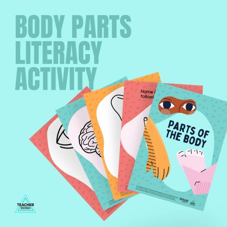 Body Parts Literacy Activity - Teacher Professional Development