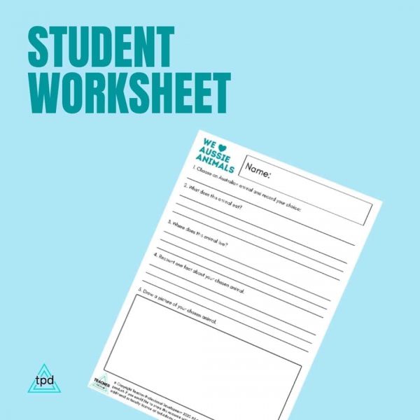 Australian Animals Activity & Posters - Teacher Professional Development