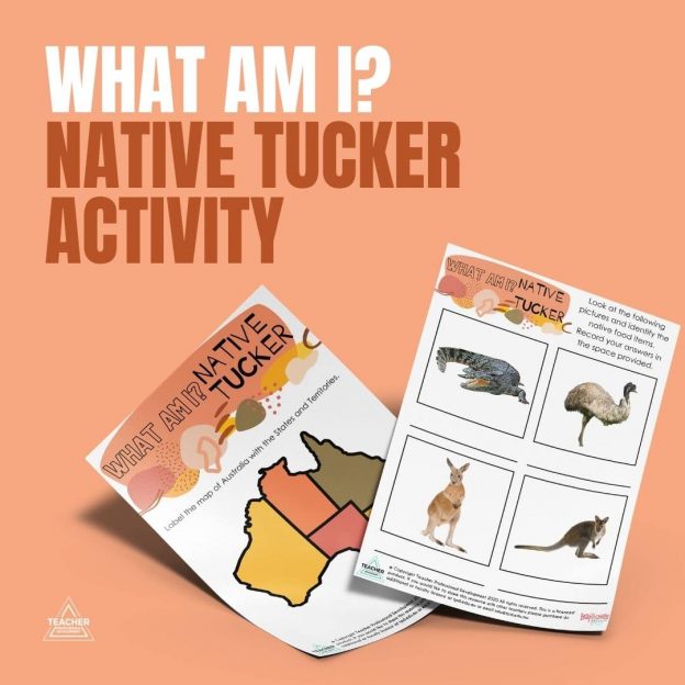 What Am I? Native Tucker Activity Pack - Teaching Resources
