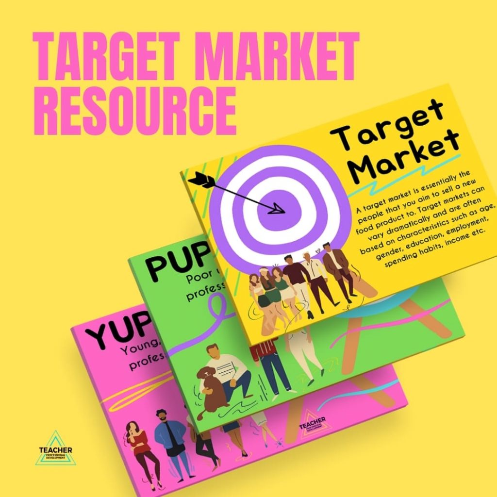 Food Technology Target Market - Teaching Resources