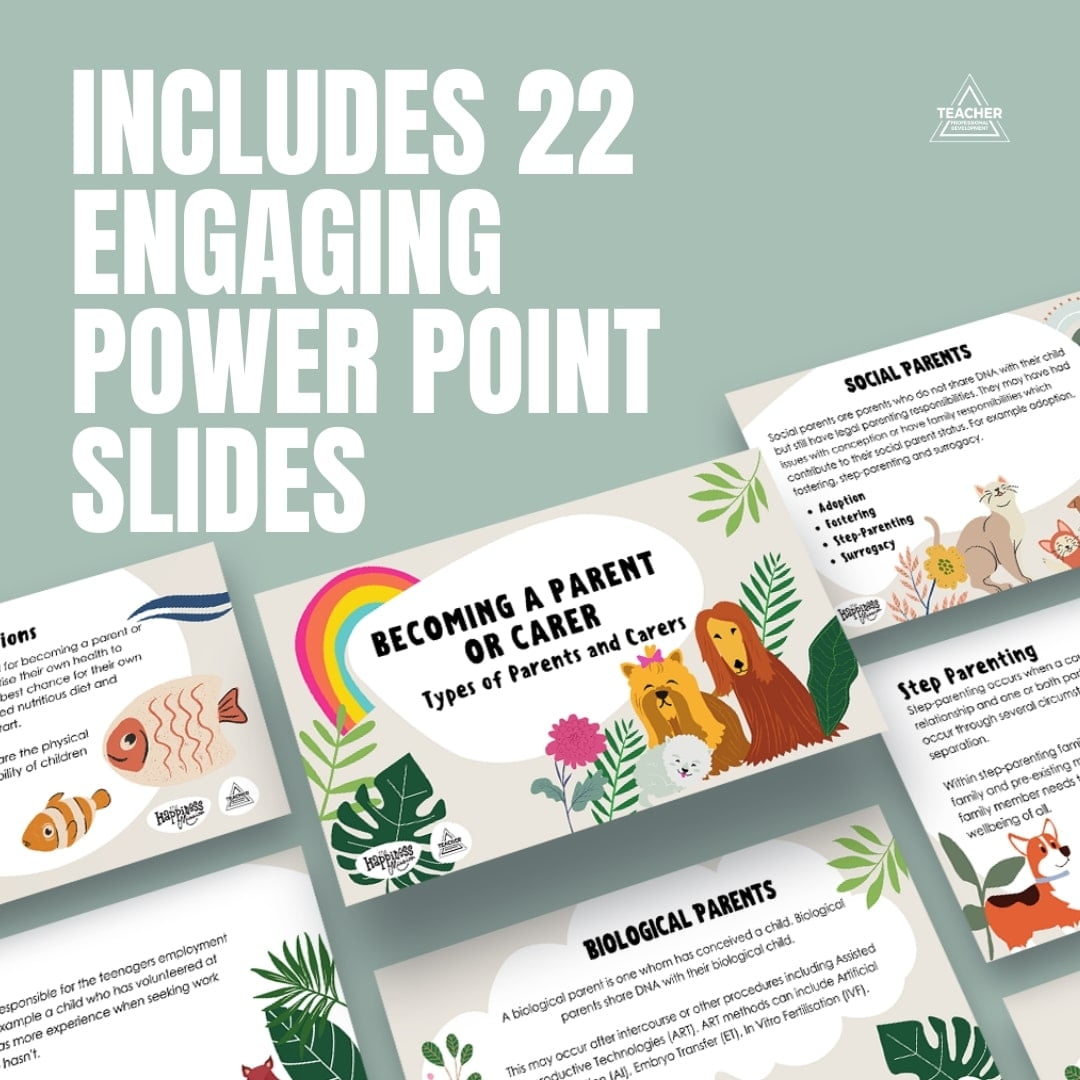 CAFS Types of Support for Parents & Carers - Teacher Professional ...