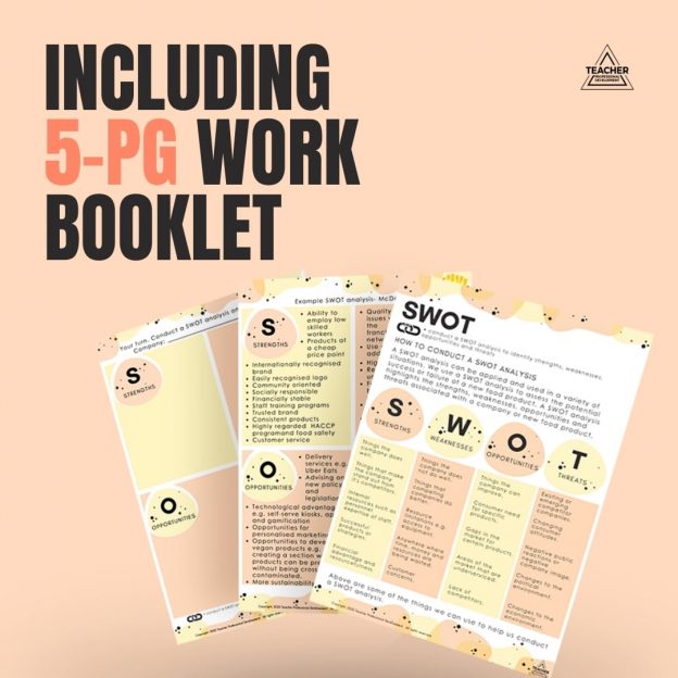 Food SWOT Analysis - Teaching Resources