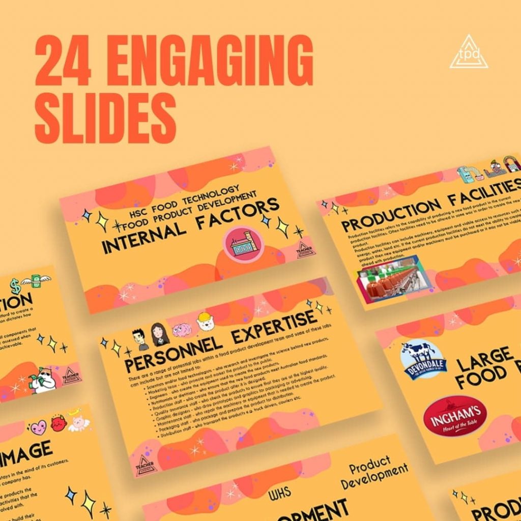 HSC Food Tech Internal Factors Pt 3 - Teaching Resources