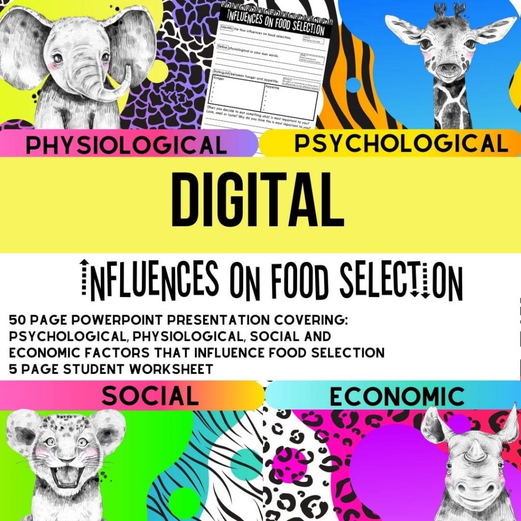 Influences on Food Selection