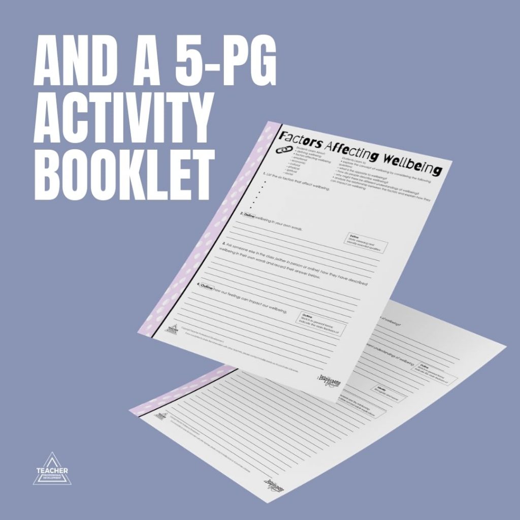 CAFS Factors Affecting Wellbeing - Teacher Professional Development