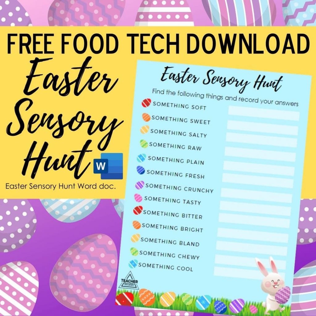 FREE Easter Sensory Hunt from Teacher Professional Development