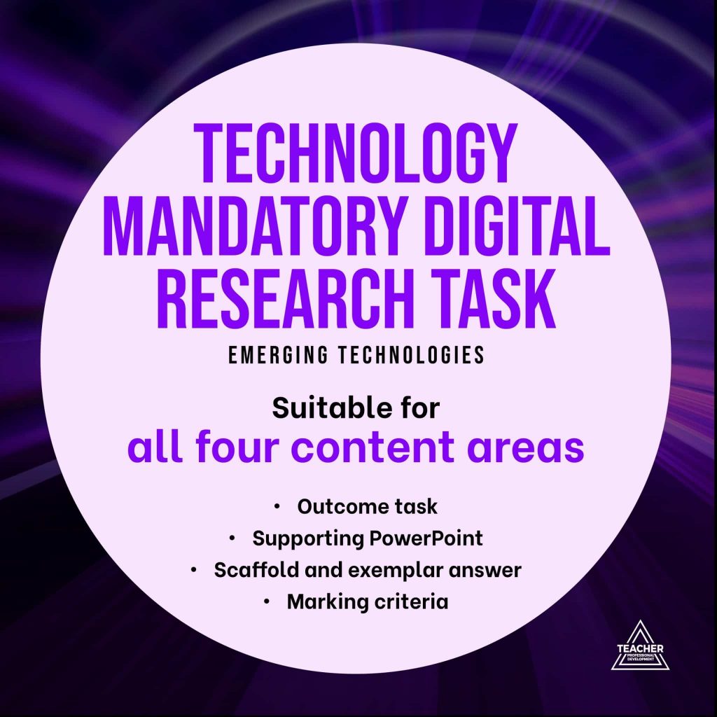 Technology Mandatory Digital Research Task - Emerging Technologies ...