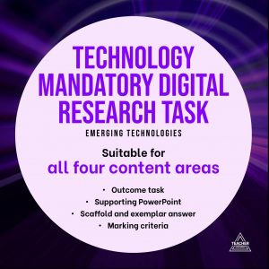 Technology Mandatory Digital Research Task - Emerging Technologies ...