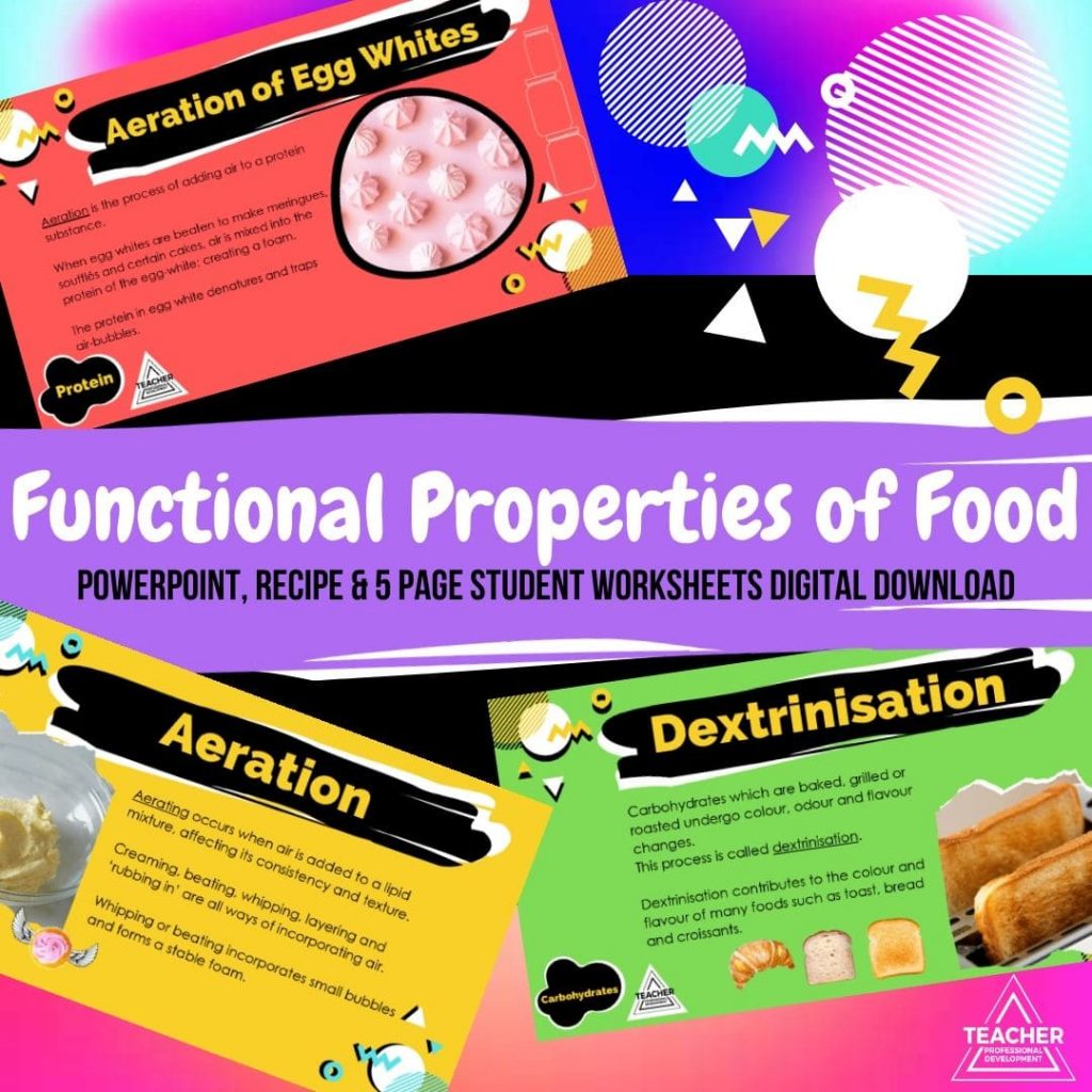 Functional Properties of Food PowerPoint Pack