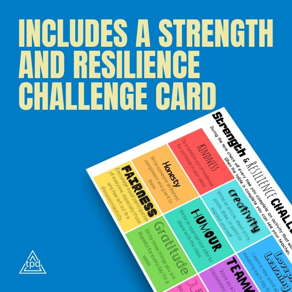 Strength and Resilience Worksheet and Activity - Teacher Professional ...