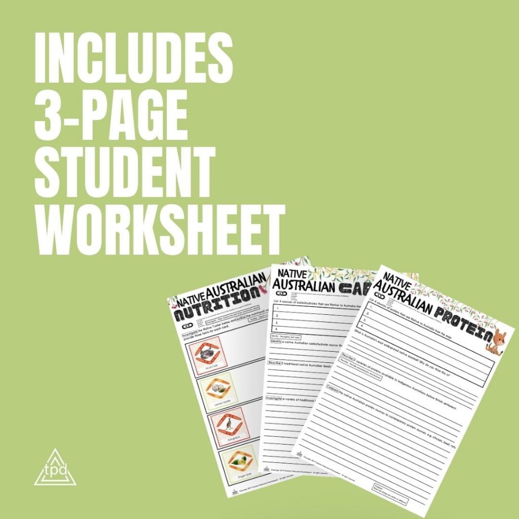 Native Tucker Activity Pack - Teaching Resources