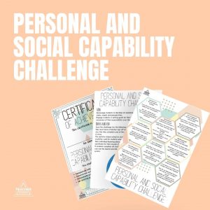 FREE Personal and Social Capability Challenge - Teacher Professional ...