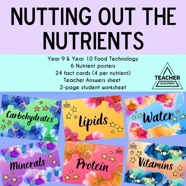 Essential Nutrients Match-Up Activity