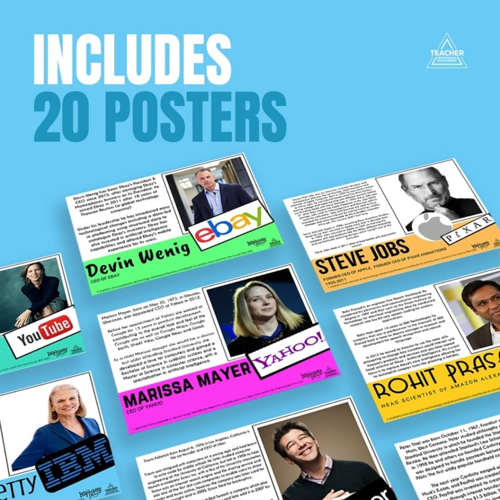 Digital Technologies Leading Professionals Activity and Poster Pack ...