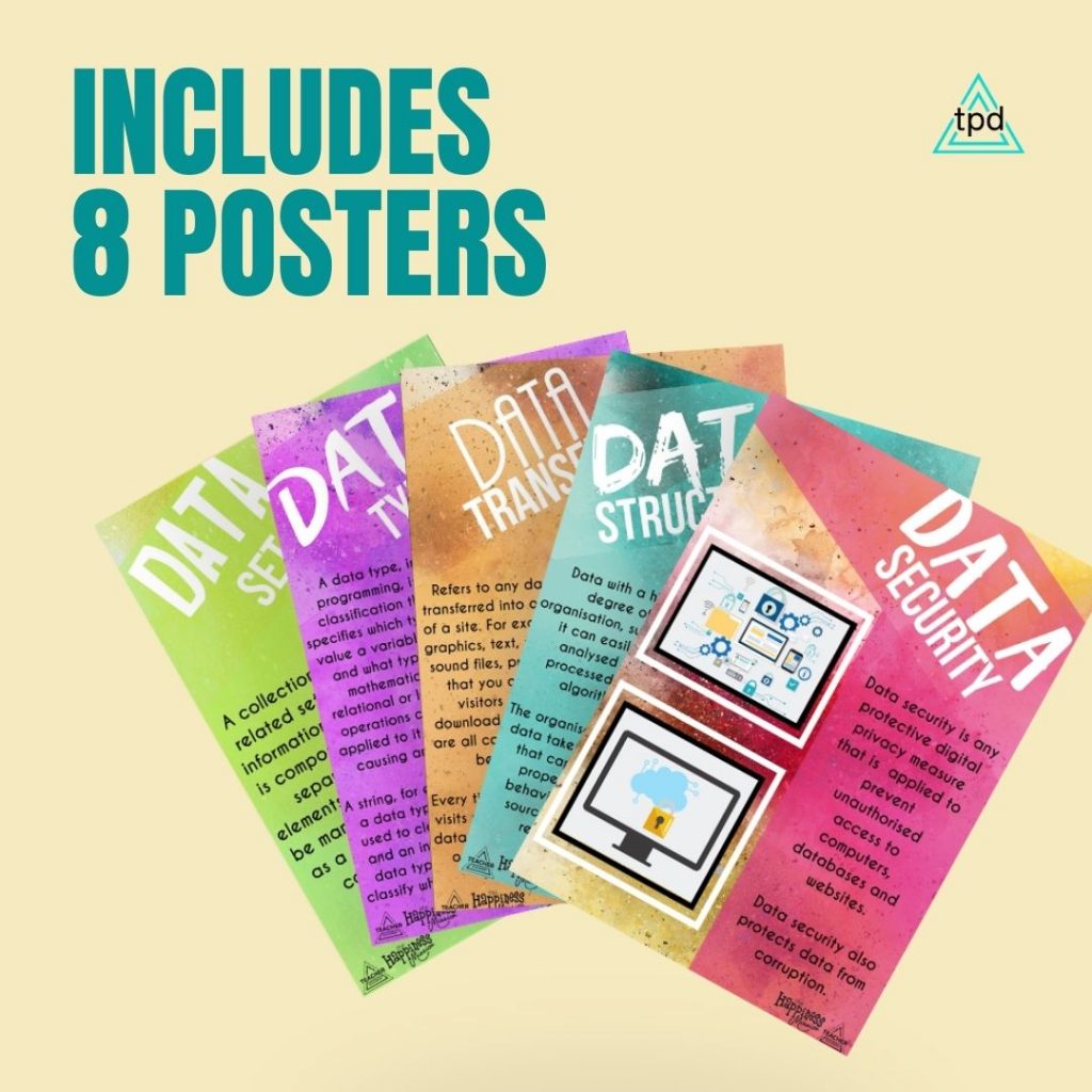 Digital Technologies Data Poster Pack - Teaching Resources
