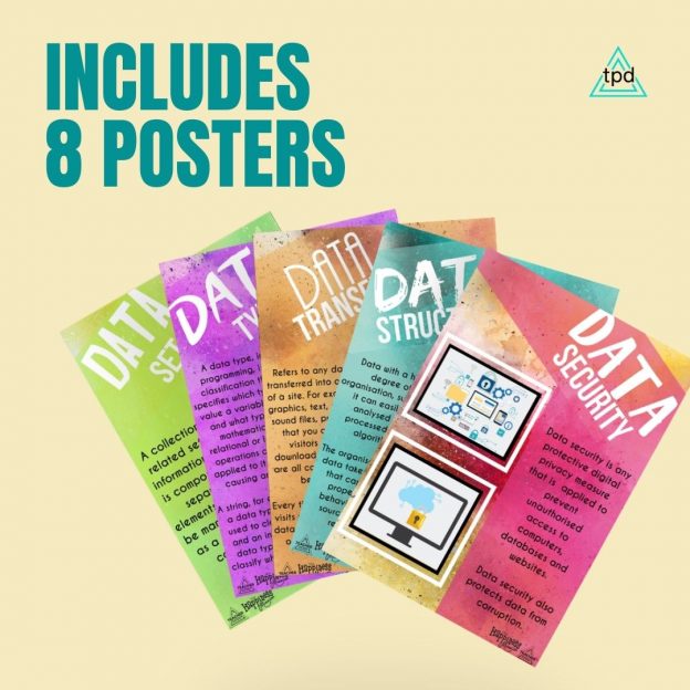 Digital Technologies Data Poster Pack - Teaching Resources