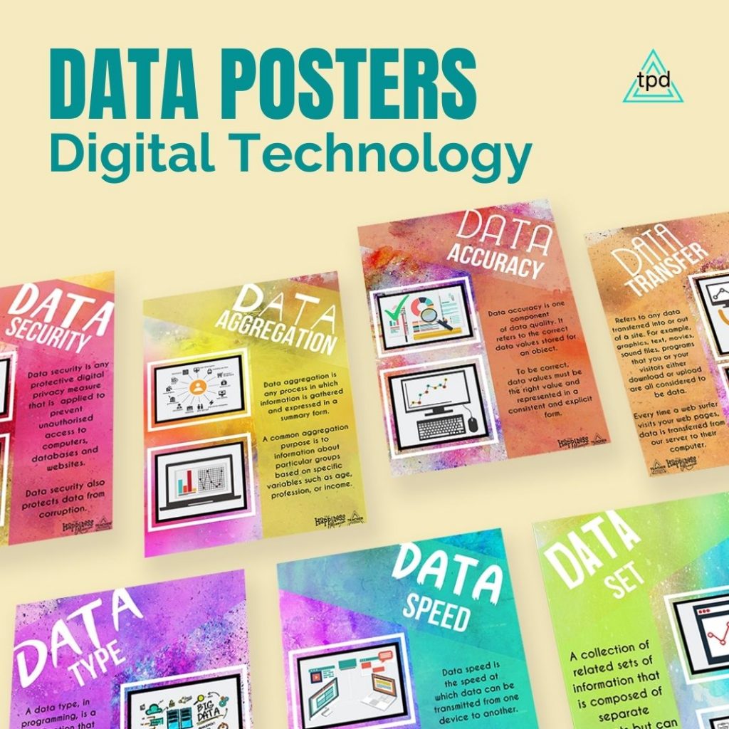 Digital Technologies Data Poster Pack - Teaching Resources