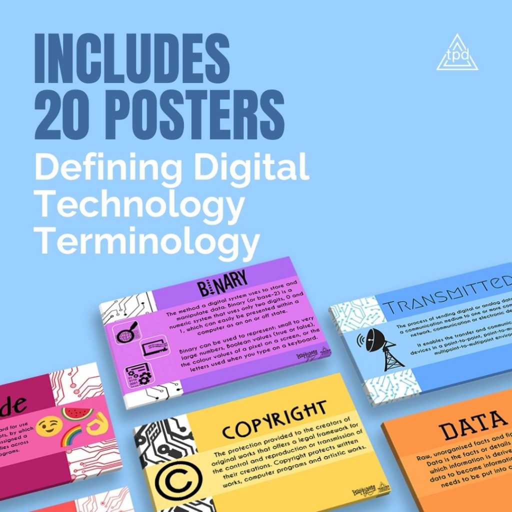 Digital Technologies Terminology Pack - Teaching Resources