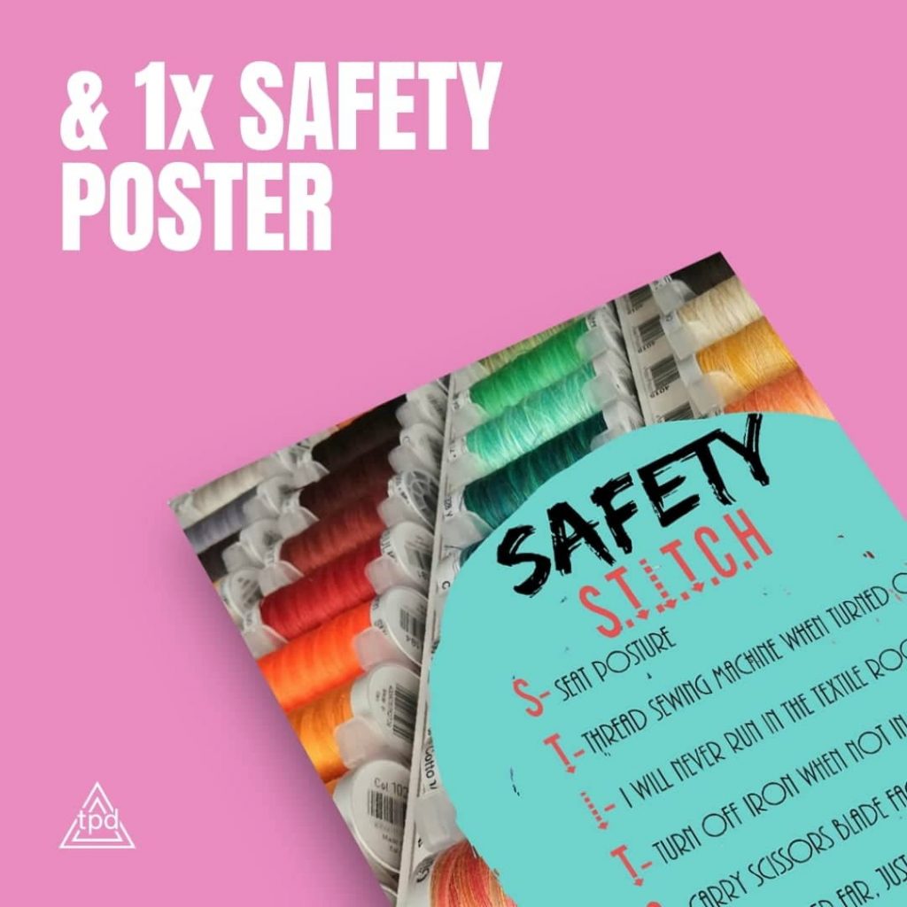 Textiles Equipment and Safety Poster Pack - Teacher Professional ...