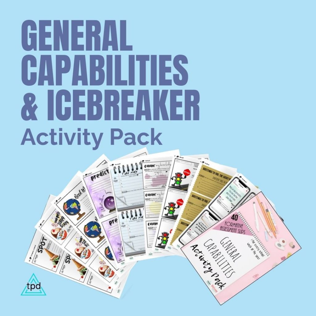 General Capabilities and Icebreaker Activity Pack - Teacher ...