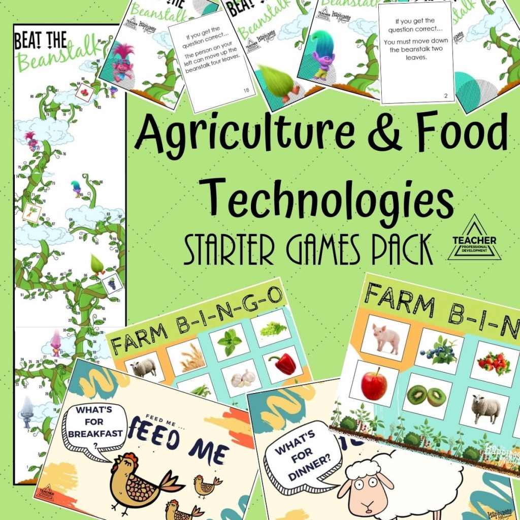 Agriculture and Food Technologies Games Pack - Digital - Teacher ...