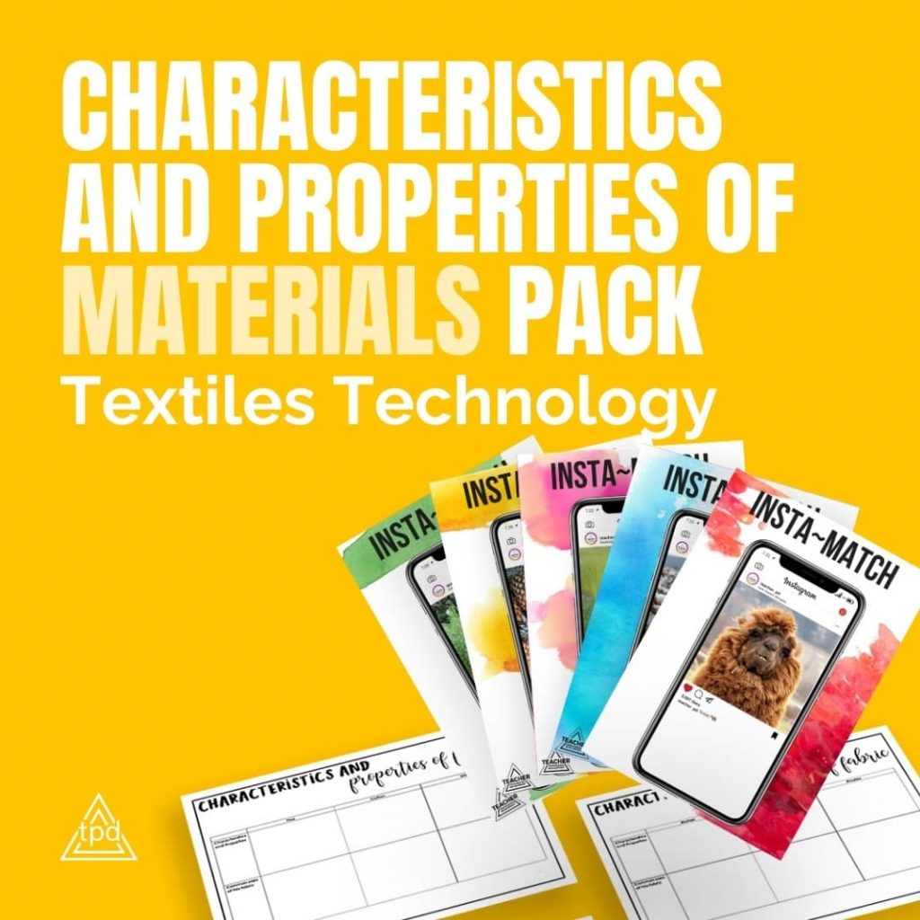 Textiles Characteristics and Properties of Materials Pack - Teacher ...