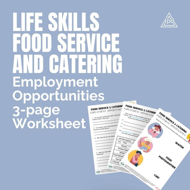 Life Skills Food Equity Find-a-Word - Teacher Professional Development