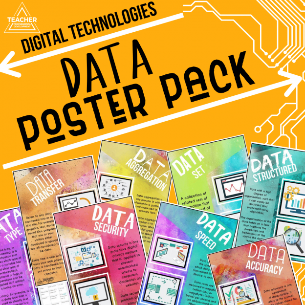 Digital Technologies Data Poster Pack - Teaching Resources