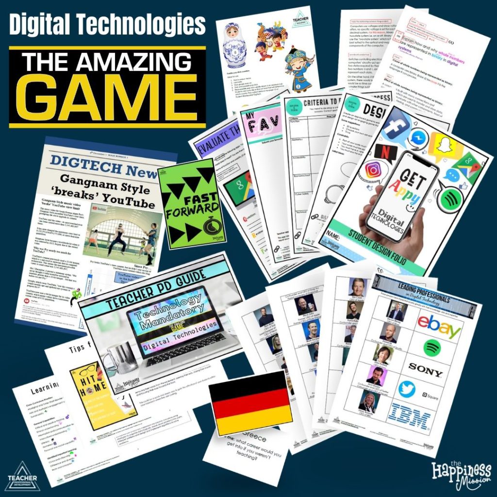 Online Technology Mandatory – Digital Technologies – The Amazing Game ...