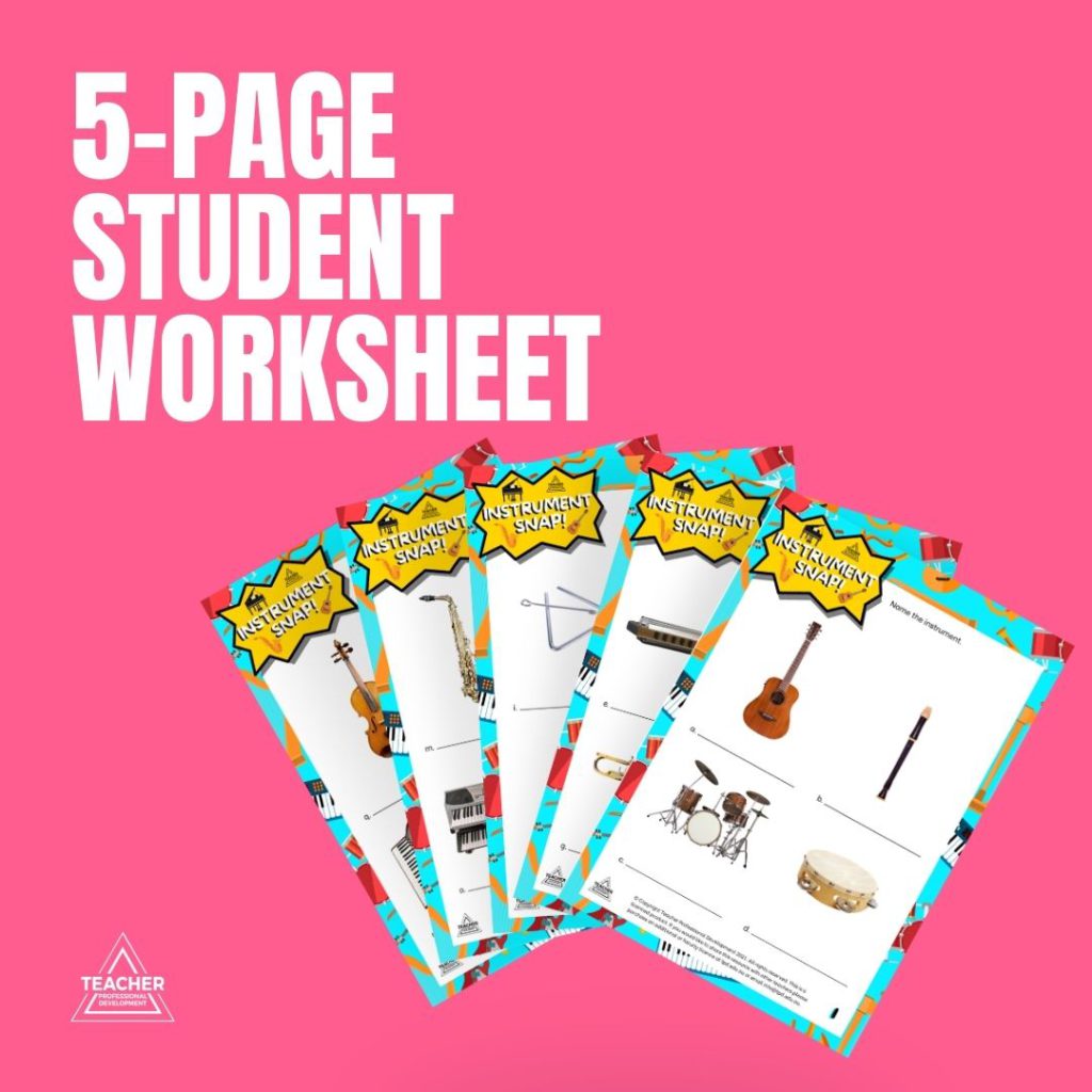 Instrument Snap - Teacher Professional Development