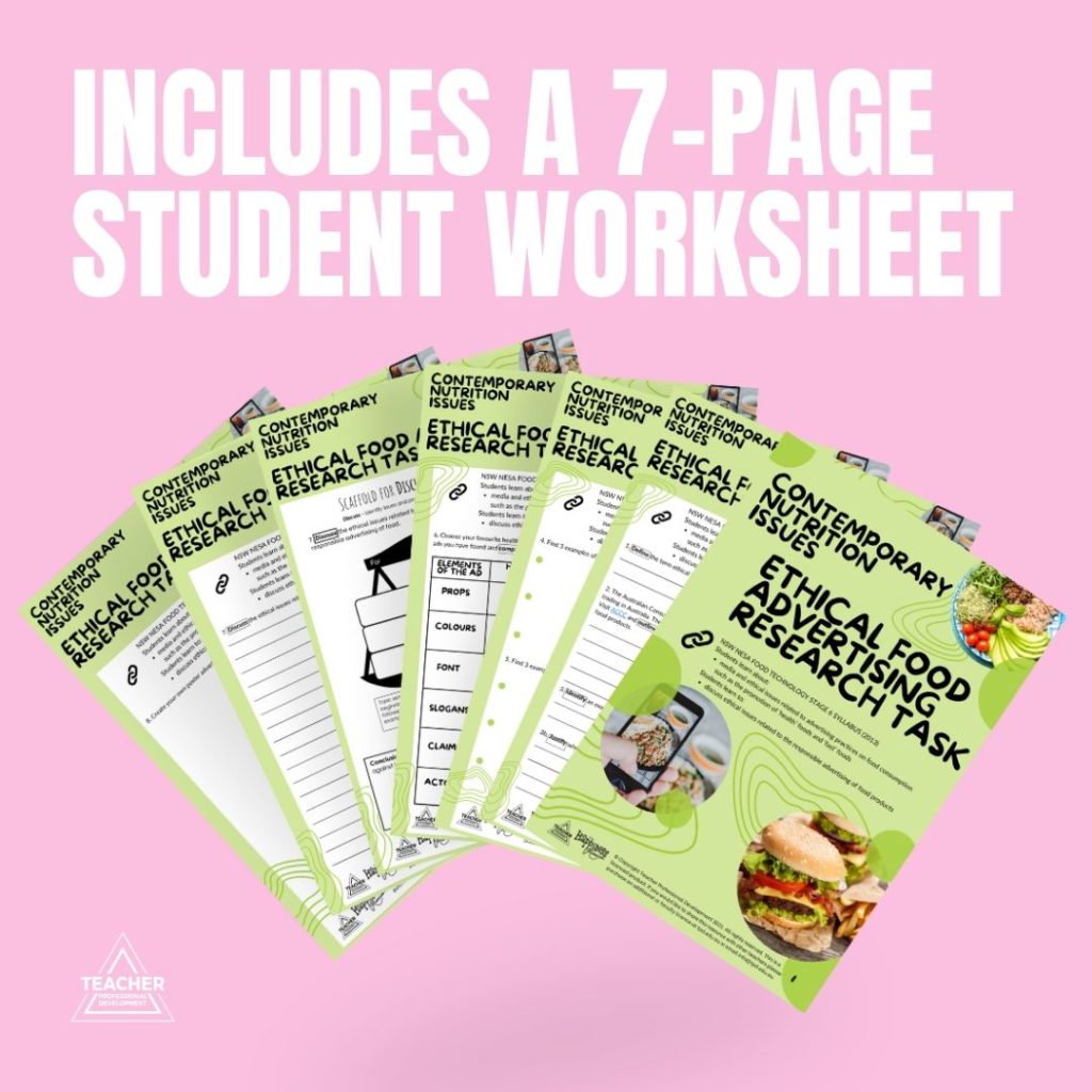 Contemporary Nutrition Issues Ethical Food Advertising Research Task ...