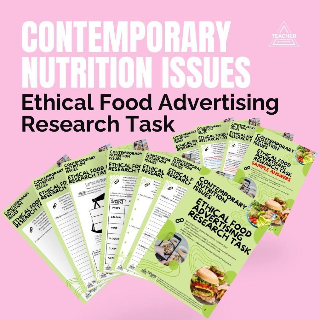 Contemporary Nutrition Issues Ethical Food Advertising Research Task ...