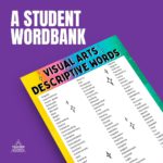 Visual Arts Descriptive Word Wall - Teaching Resources