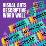 Visual Arts Descriptive Word Wall - Teaching Resources