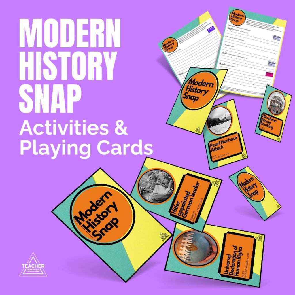 Modern History Snap - Teacher Professional Development