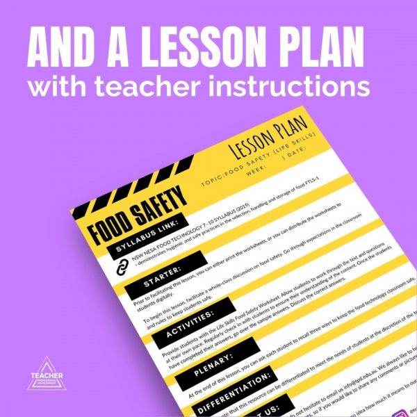 Life Skills Food Safety - Teacher Professional Development