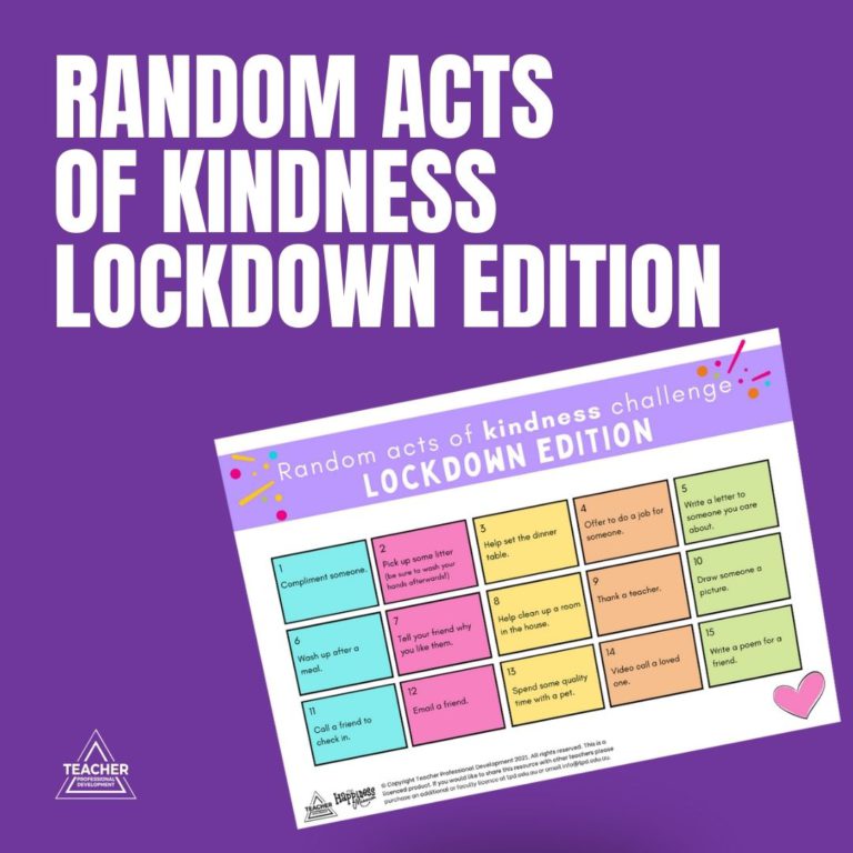 Random Acts of Kindness Challenge - Lockdown Edition - Teacher ...