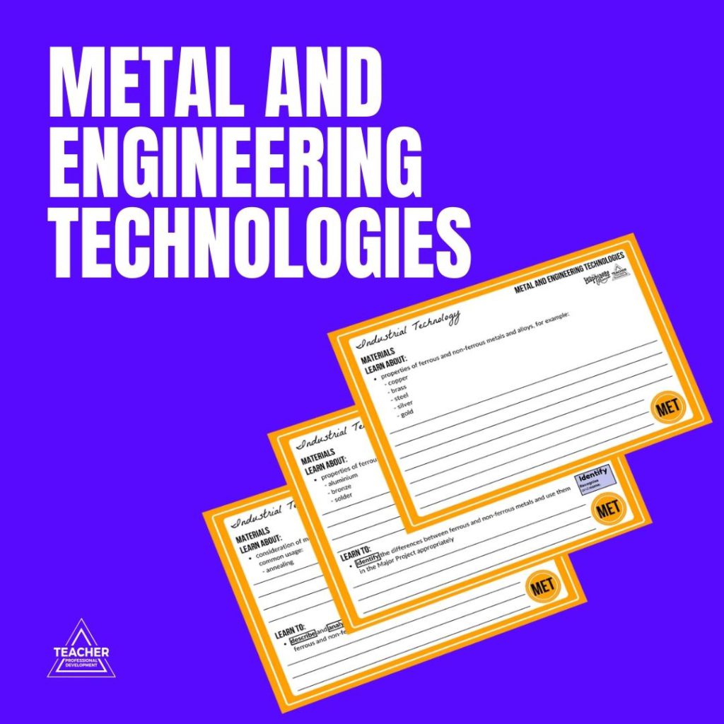 HSC Industrial Technology Study Templates - Teacher Professional ...
