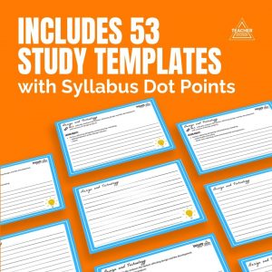 HSC Design and Technology Study Templates - Teaching Resource