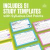 HSC Textiles and Design Study Templates - Teaching Resource